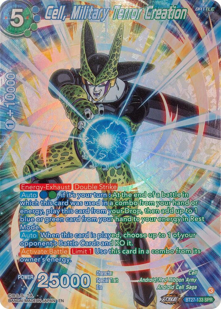 Cell, Military Terror Creation History of Z | Dragon Ball Super ...