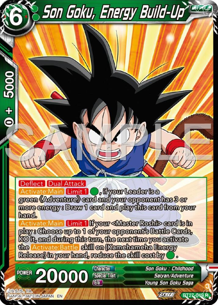 Son goku, Energy Build-Up History of Z | Dragon Ball Super | CardTrader