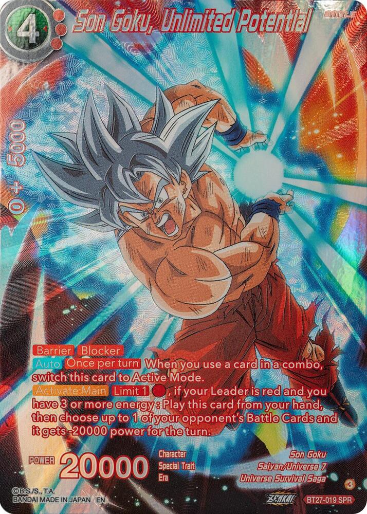 Son Goku, Unlimited Potential History of Z | Dragon Ball Super | CardTrader