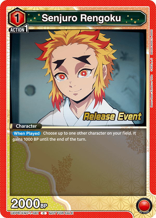 Senjuro Rengoku Demon Slayer Release Event Promos | Union Arena ...