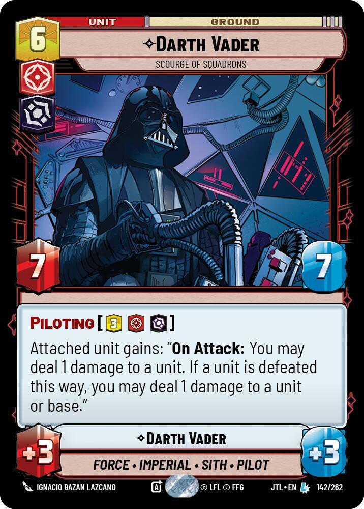 Darth Vader - Scourge of Squadrons Jump to Lightspeed | Star Wars | CardTrader