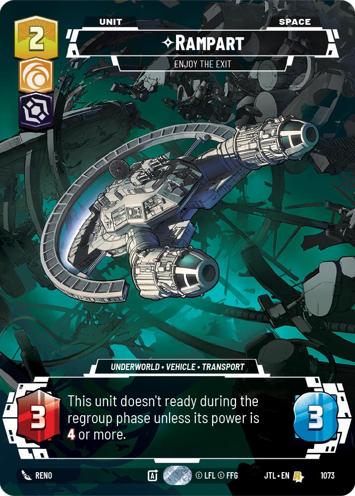 Rampart, Disfruta de la salida Jump to Lightspeed Variants | Star Wars ...