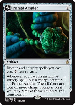 Primal Amulet // Primal Wellspring Ixalan | Magic | CardTrader