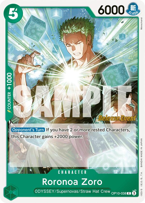 Roronoa Zoro OP-10: Royal Blood Promos | One Piece | CardTrader