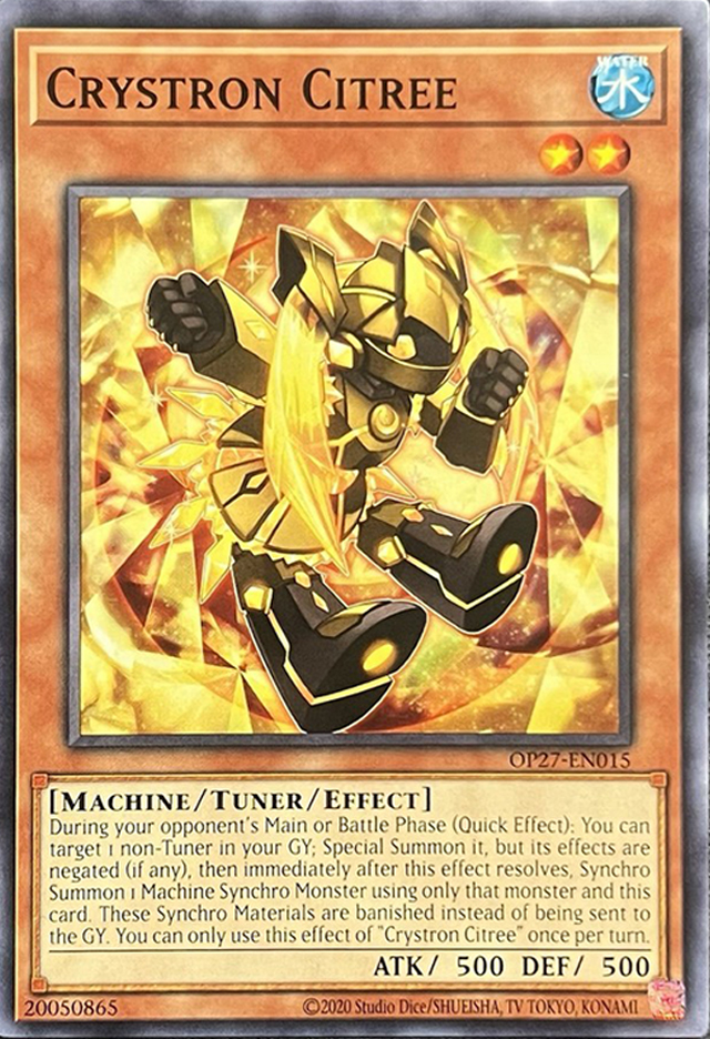 Crystron Citree OTS Tournament Pack 27 | Yu-Gi-Oh! | CardTrader