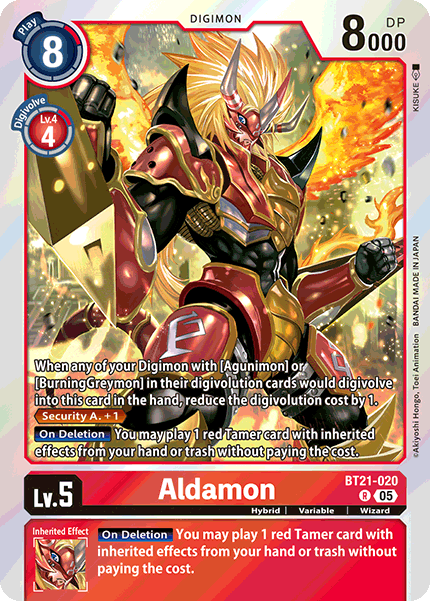 Aldamon BT-21: World Convergence | Digimon | CardTrader