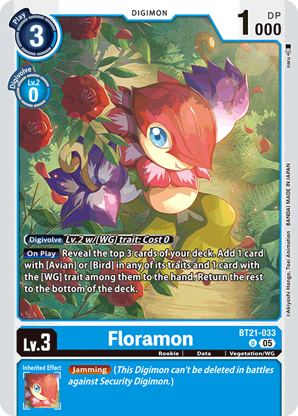 Floramon BT-21: World Convergence | Digimon | CardTrader