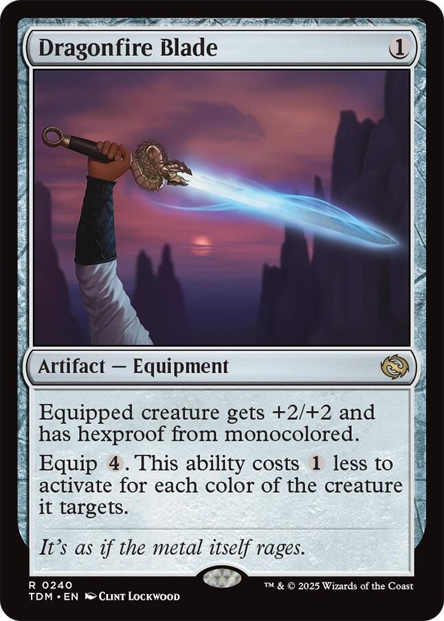 Dragonfire Blade Tarkir: Dragonstorm | Magic | CardTrader