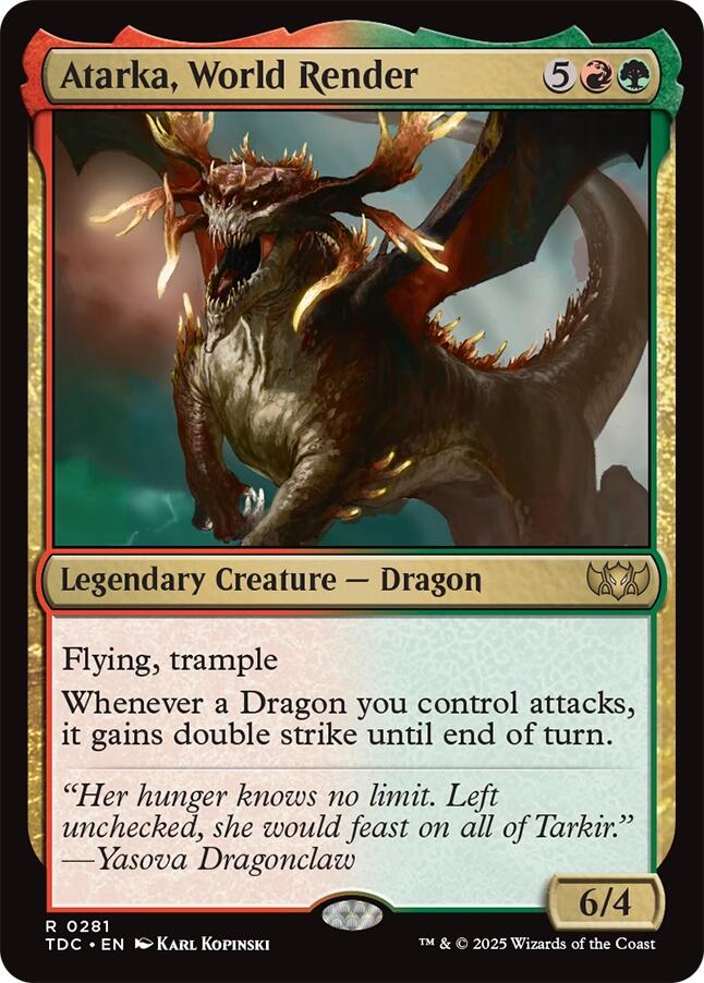 Atarka, World Render Commander: Tarkir Dragonstorm | Magic | CardTrader
