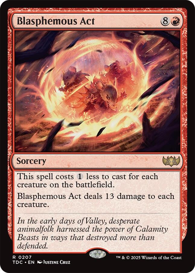 Blasphemous Act Commander: Tarkir Dragonstorm | Magic | CardTrader