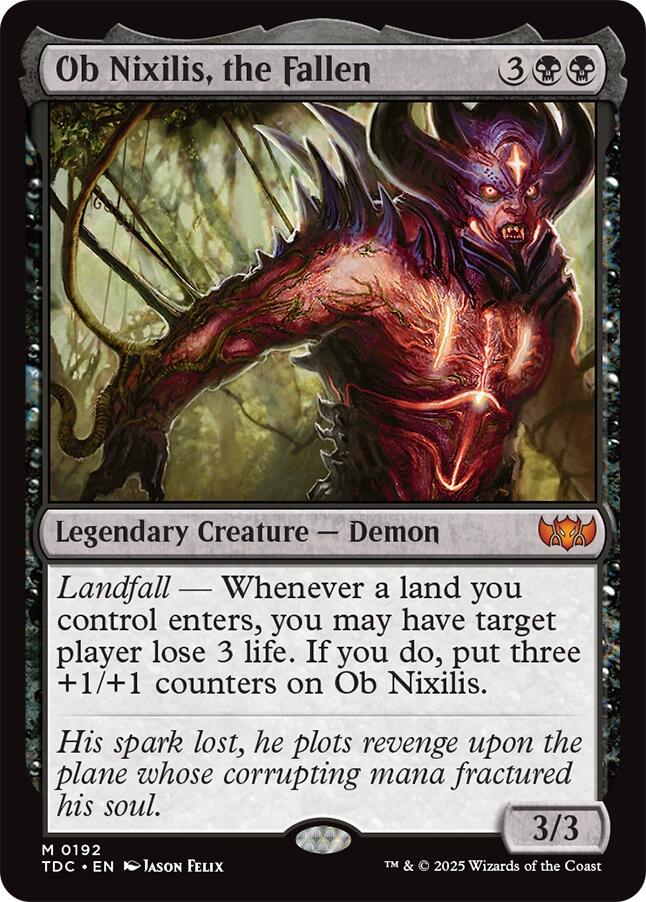 Ob Nixilis, the Fallen Commander: Tarkir Dragonstorm | Magic | CardTrader