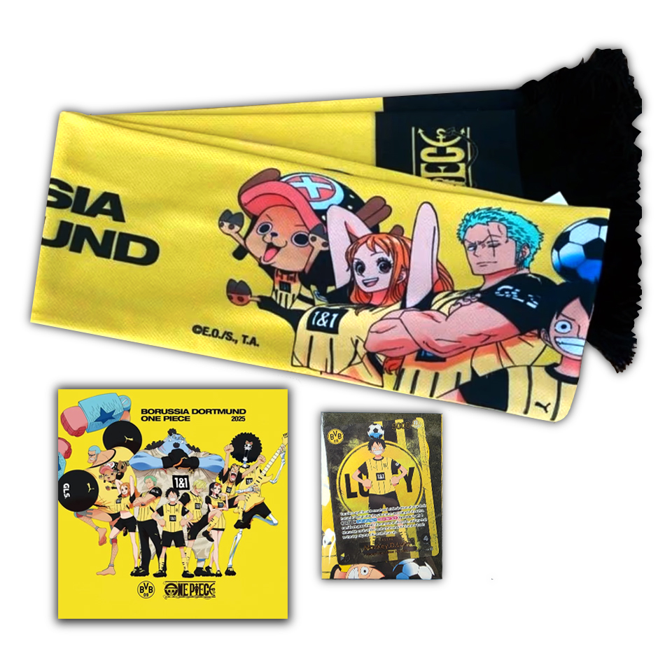 BVB × ONE PIECE Matchday 2025 | Goodie Bundle One Piece Products | One ...