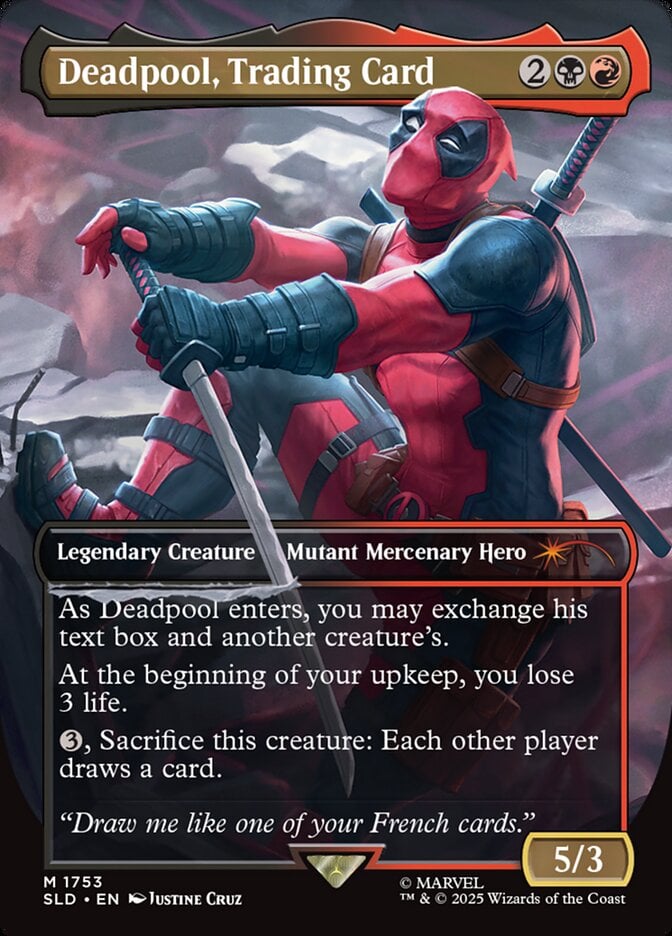 Deadpool, Trading Card Secret Lair Drop Series | Magic | CardTrader