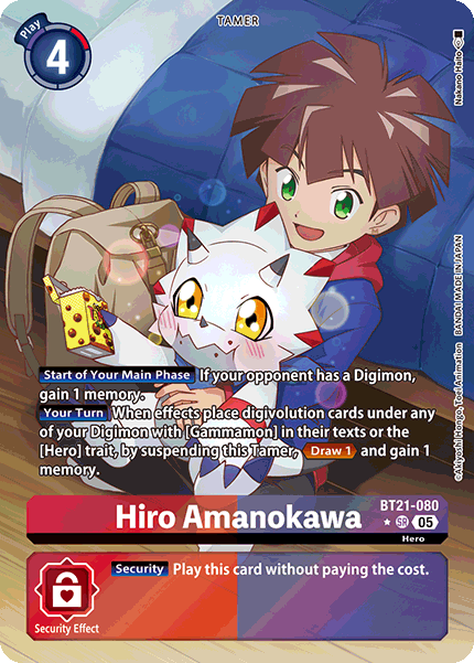 Hiro Amanokawa BT-21: World Convergence | Digimon | CardTrader