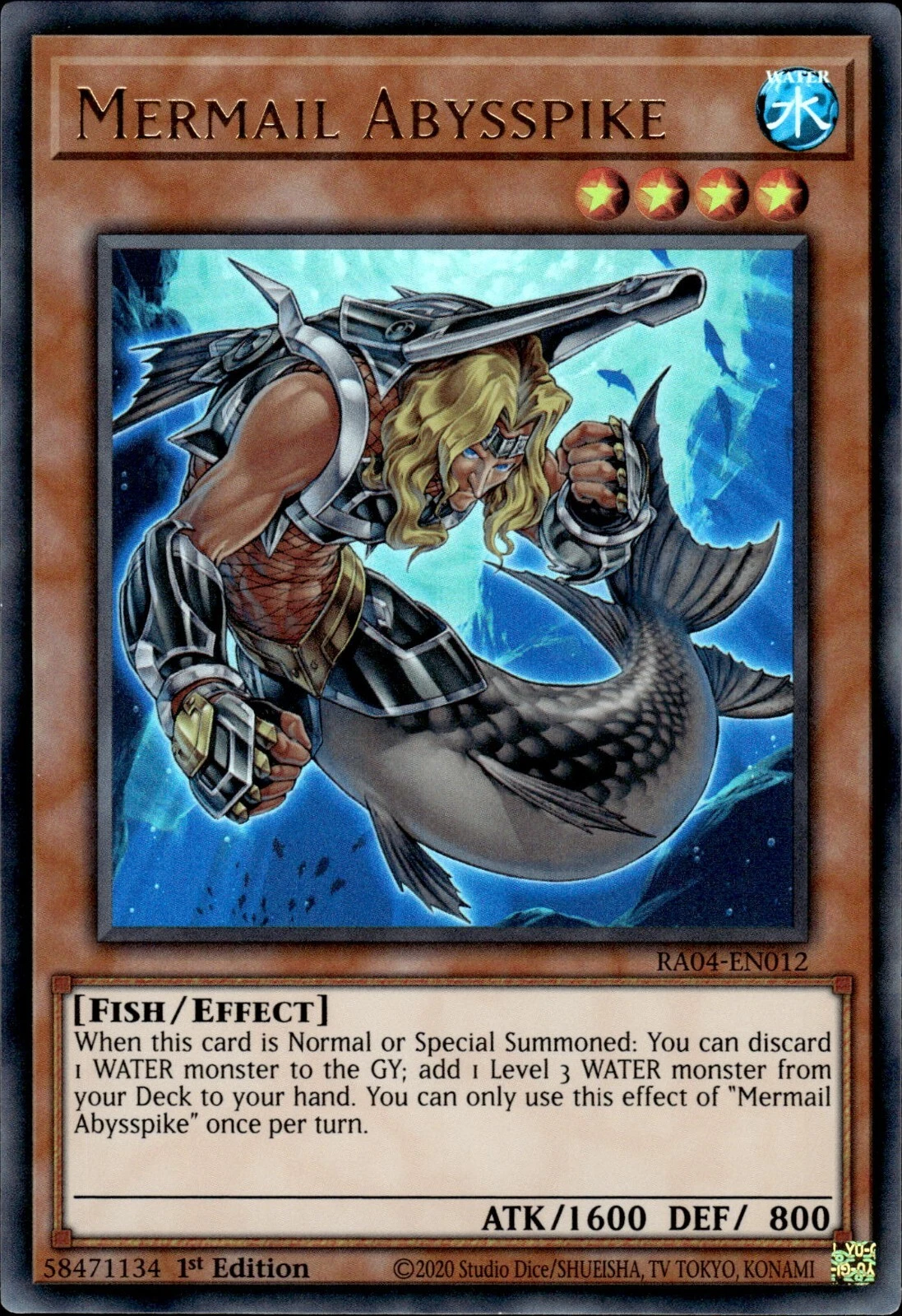 Mermail Abysspike Quarter Century Stampede | Yu-Gi-Oh! | CardTrader