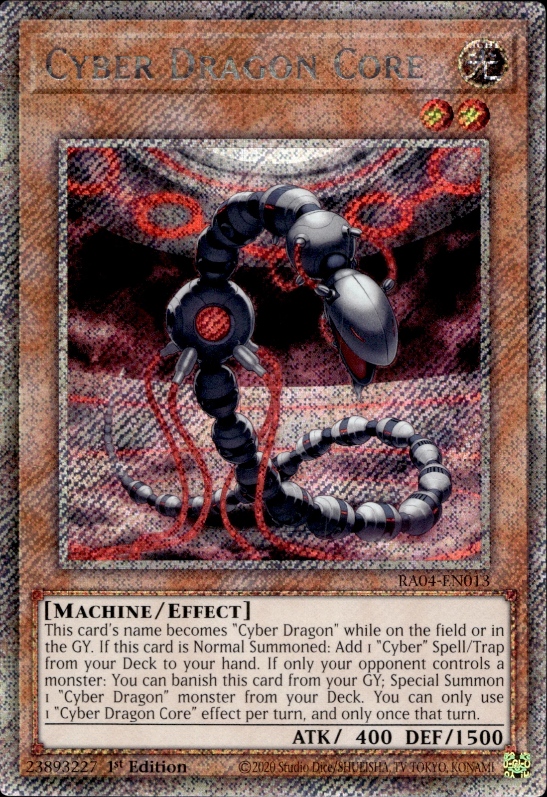 Cyber Dragon Core Quarter Century Stampede | Yu-Gi-Oh! | CardTrader