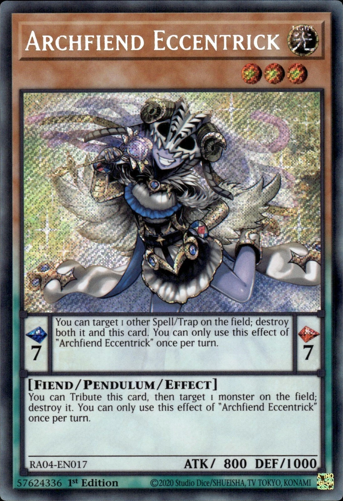 Archfiend Eccentrick Quarter Century Stampede | Yu-Gi-Oh! | CardTrader