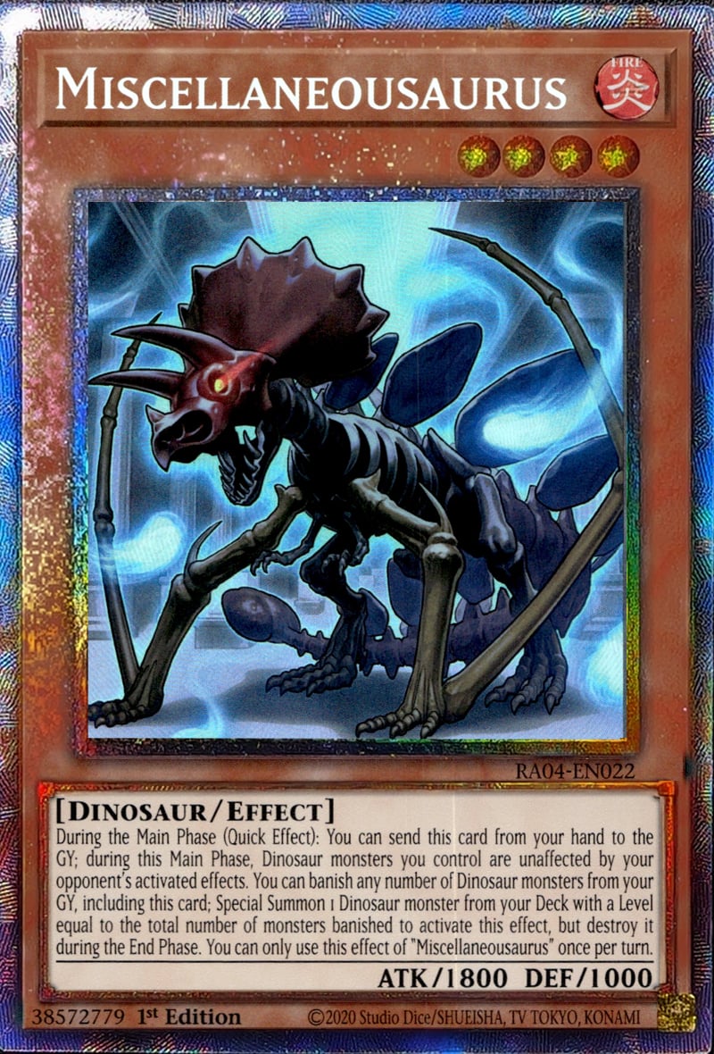 Miscellaneousaurus Quarter Century Stampede | Yu-Gi-Oh! | CardTrader