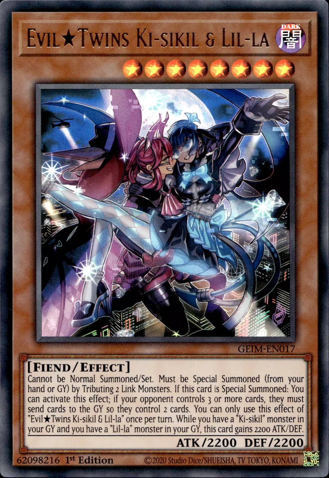 EvilTwins Ki-sikil & Lil-la Quarter Century Stampede | Yu-Gi-Oh ...