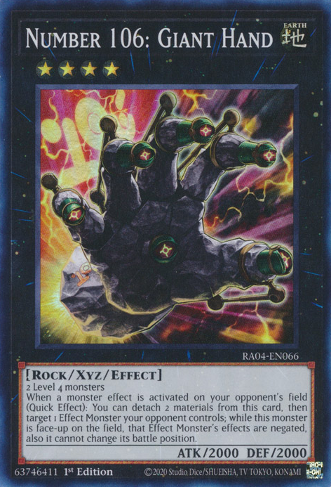 Number 106: Giant Hand Quarter Century Stampede | Yu-Gi-Oh! | CardTrader