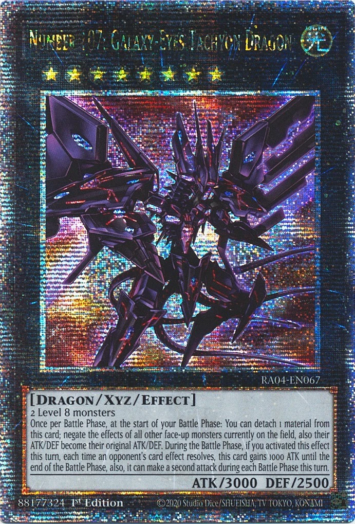 Number 107: Galaxy-Eyes Tachyon Dragon Quarter Century Stampede | Yu-Gi-Oh! | CardTrader