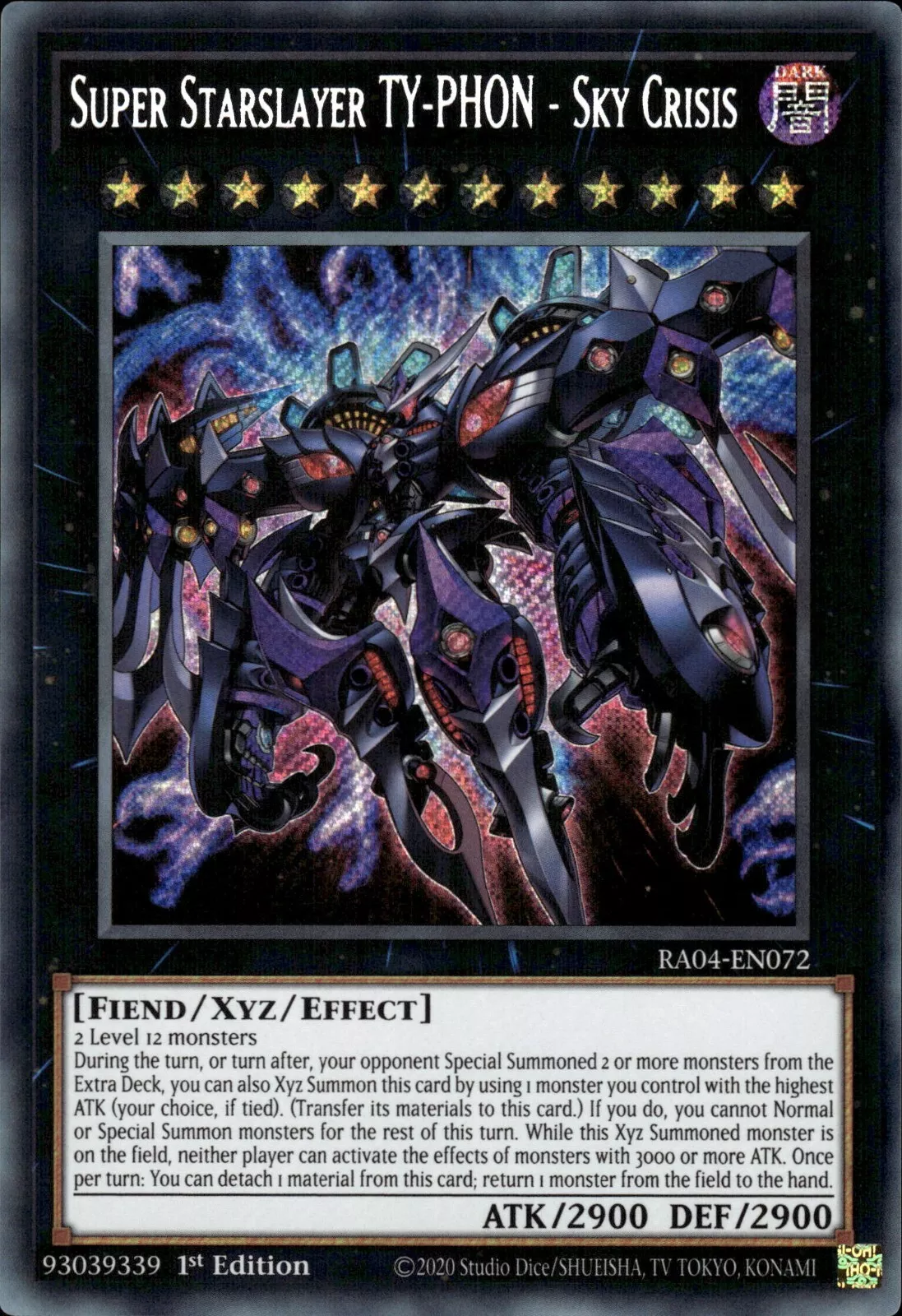 Super Starslayer TY-PHON - Sky Crisis Quarter Century Stampede | Yu-Gi ...