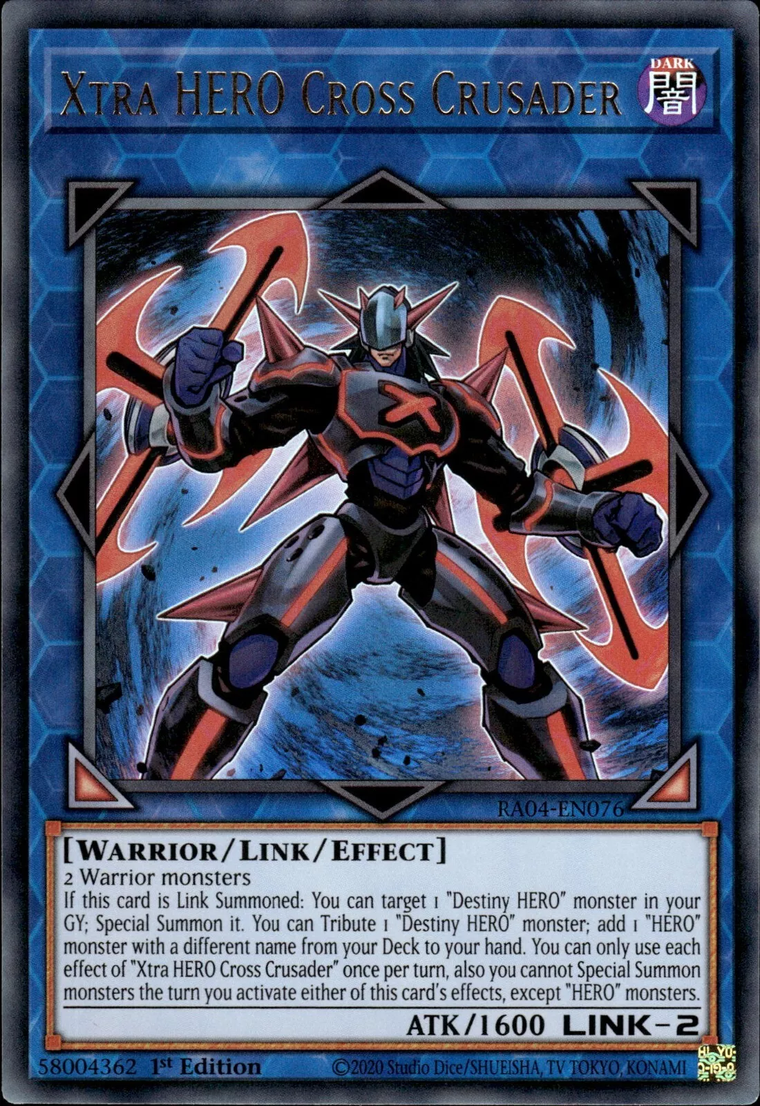 Xtra HERO Cross Crusader Quarter Century Stampede | Yu-Gi-Oh! | CardTrader