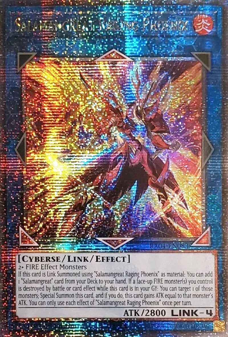 Salamangreat Raging Phoenix Quarter Century Stampede | Yu-Gi-Oh! | CardTrader