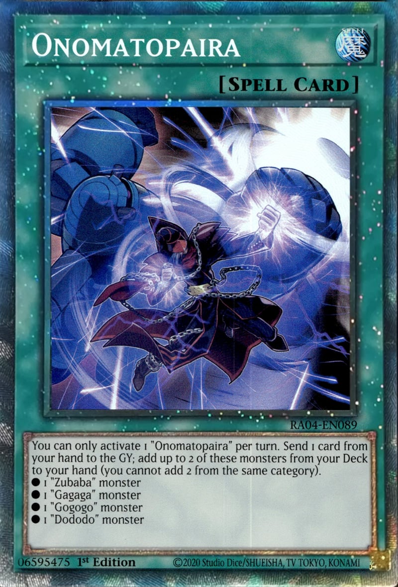 Onomatopaira Quarter Century Stampede | Yu-Gi-Oh! | CardTrader