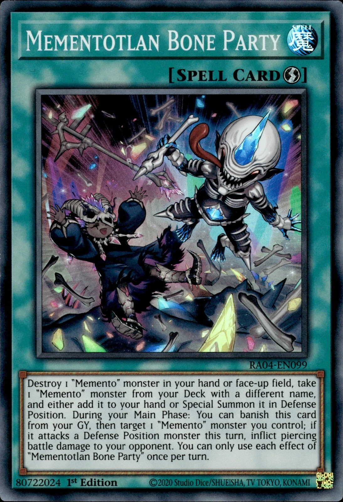 Mementotlan Bone Party Quarter Century Stampede | Yu-Gi-Oh! | CardTrader