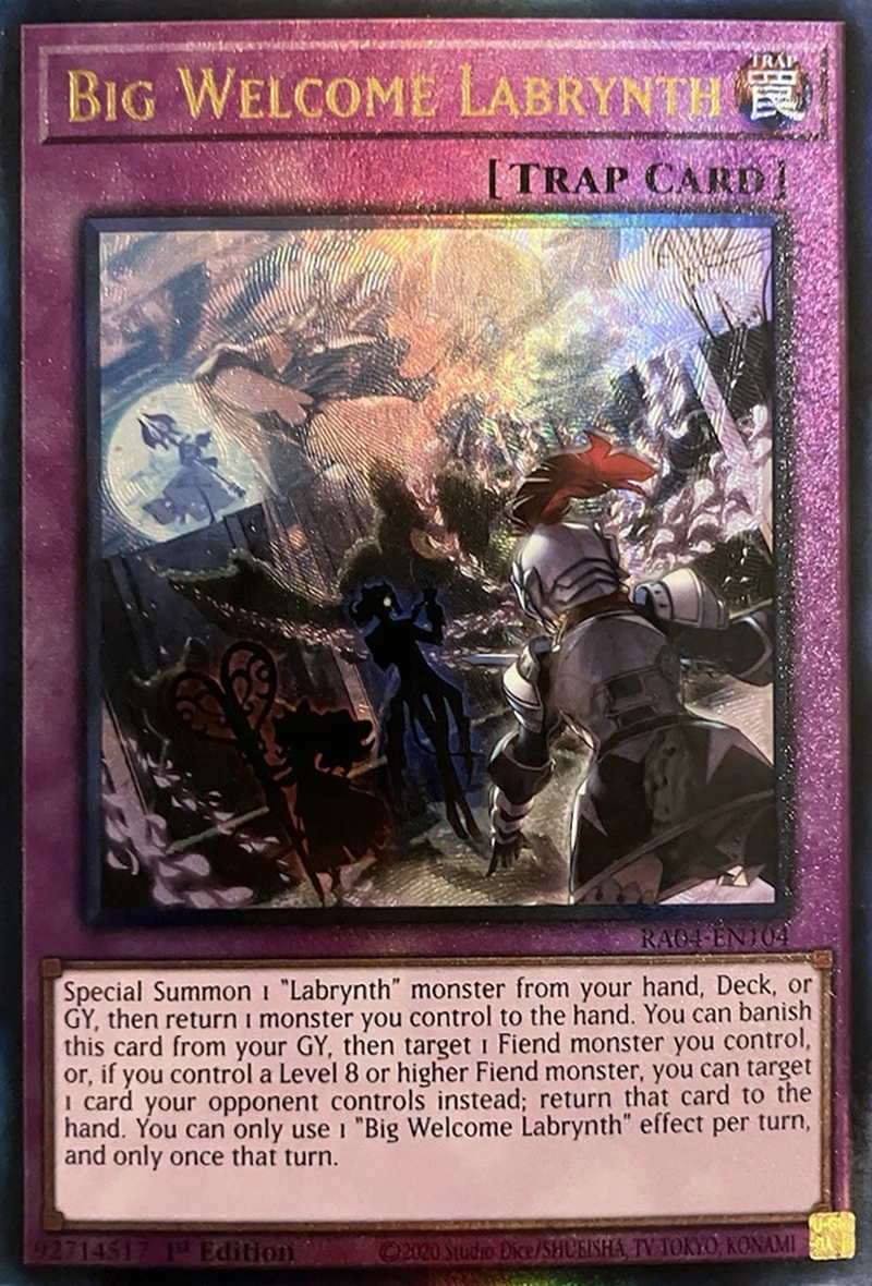 Big Welcome Labrynth Quarter Century Stampede | Yu-Gi-Oh! | CardTrader