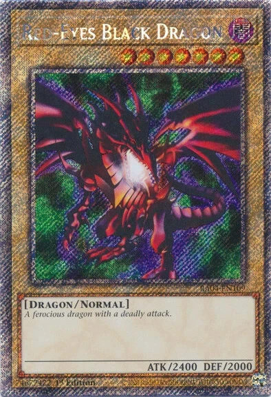 Dragón Negro de Ojos Rojos Quarter Century Stampede | Yu-Gi-Oh ...
