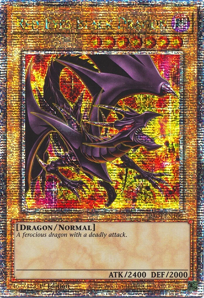 Dragón Negro de Ojos Rojos Quarter Century Stampede | Yu-Gi-Oh ...