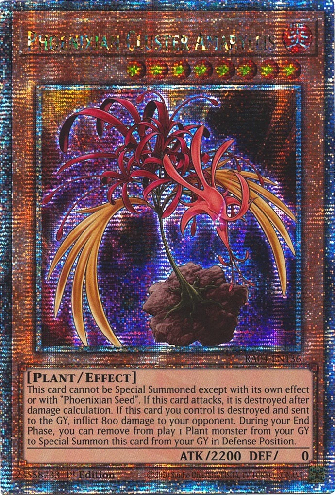 Phoenixian Cluster Amaryllis Quarter Century Stampede | Yu-Gi-Oh ...