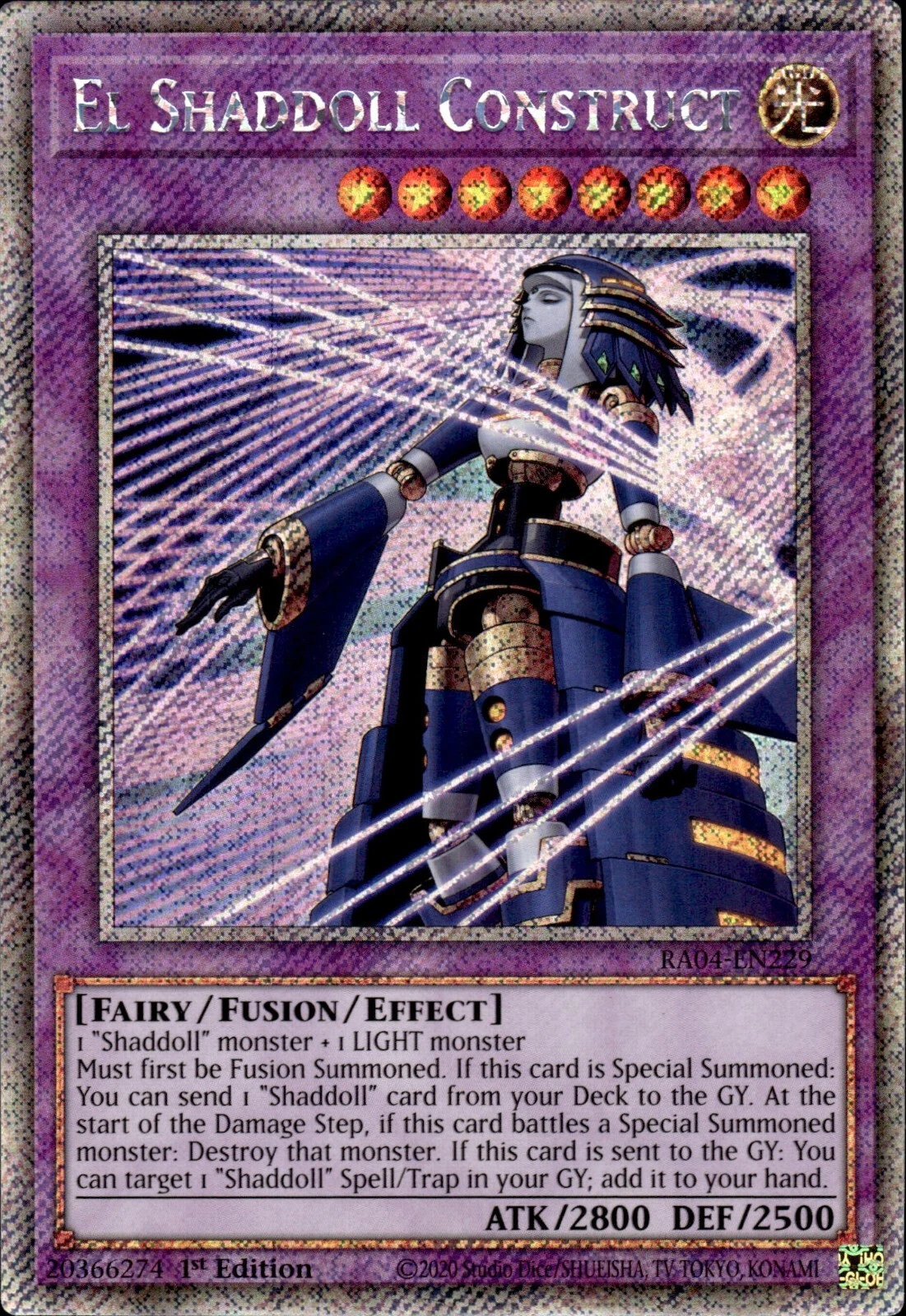 El Shaddoll Construct Quarter Century Stampede | Yu-Gi-Oh! | CardTrader