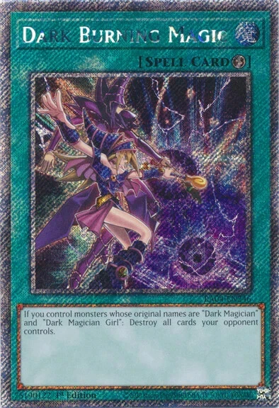 Dark Burning Magic Quarter Century Stampede | Yu-Gi-Oh! | CardTrader