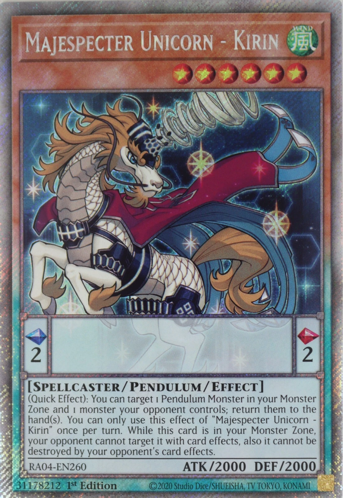 Majespecter Unicorn - Kirin Quarter Century Stampede | Yu-Gi-Oh ...