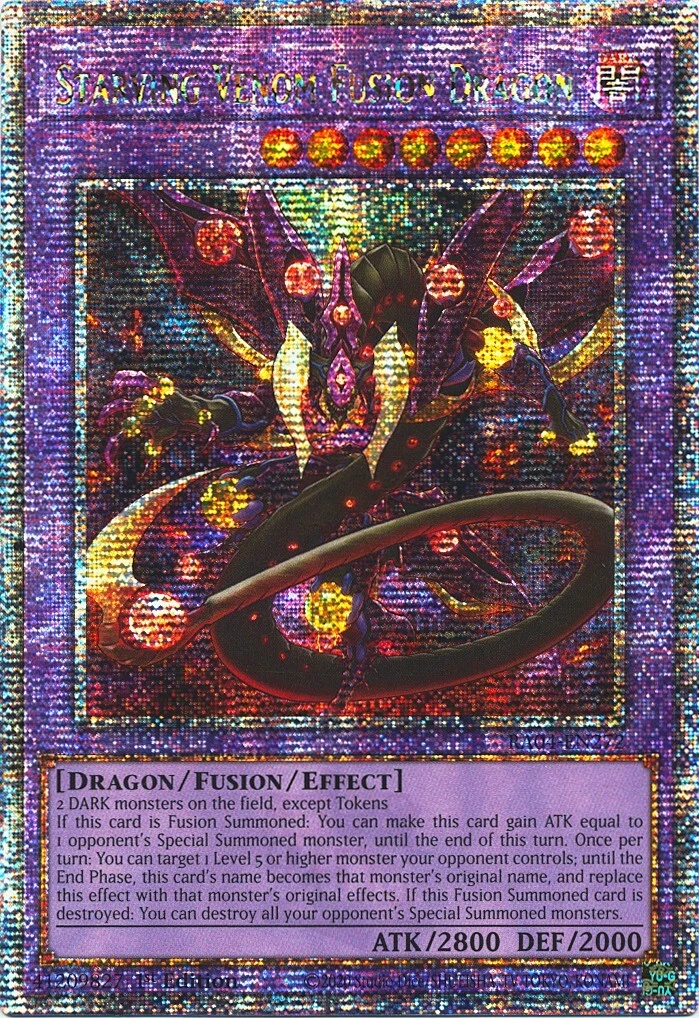 Starving Venom Fusion Dragon Quarter Century Stampede | Yu-Gi-Oh! | CardTrader