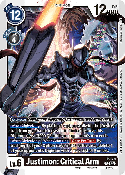 Justimon: Critical Arm Official Tournament Pack Events | Digimon ...