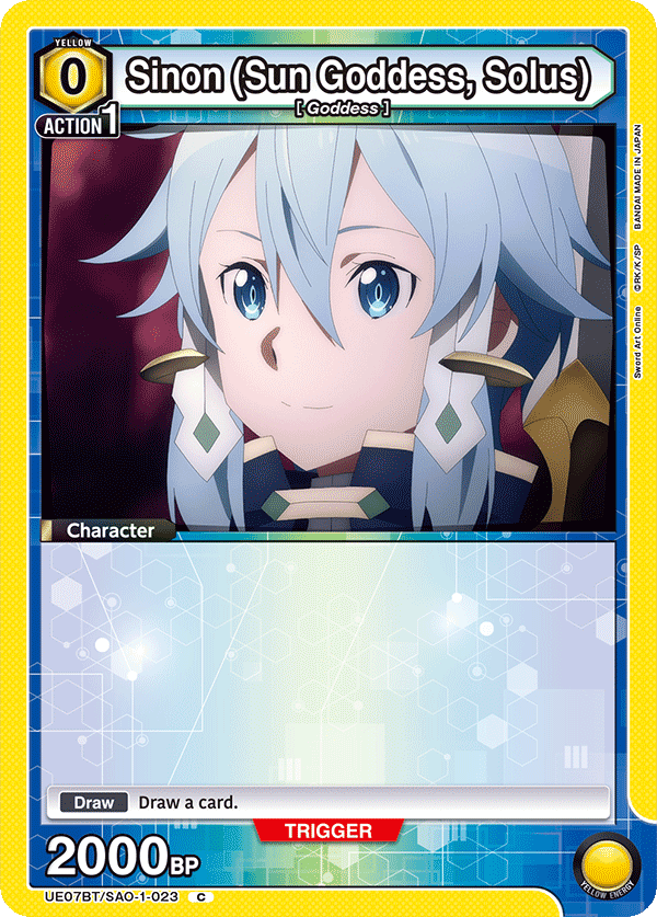 Sinon (Sun Goddess, Solus) Sword Art Online | Union Arena | CardTrader