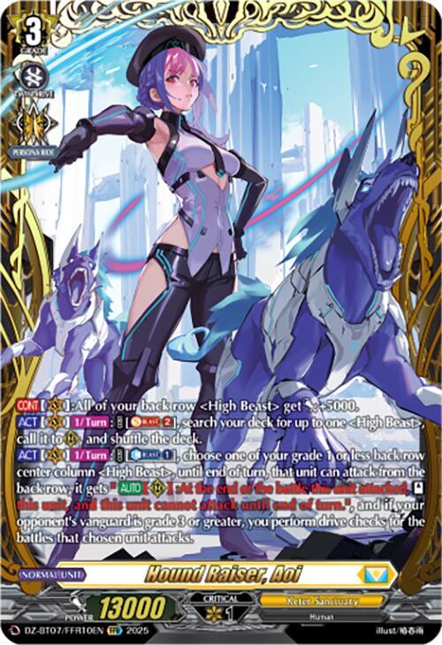 Hound Raiser, Aoi Moon Fangs & Cerulean Blaze | Vanguard | CardTrader