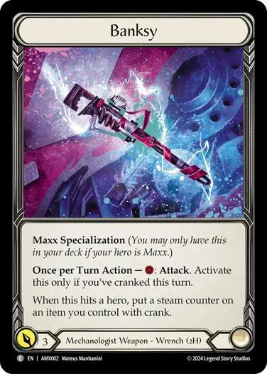 Banksy Armory Deck: Maxx Nitro | Flesh and Blood | CardTrader