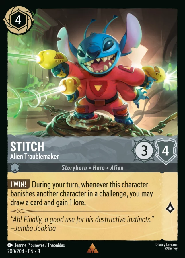 Stitch - Alien Troublemaker Reign of Jafar | Lorcana | CardTrader