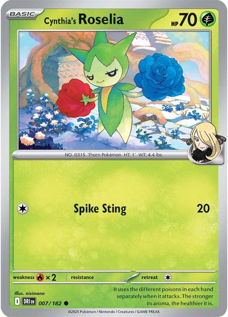 Roselia de Cintia Rivales Predestinados | Pokémon | CardTrader