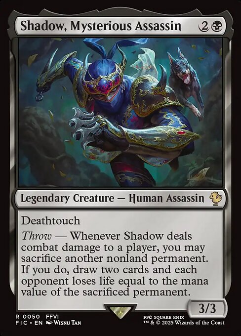 Shadow, Mysterious Assassin Commander: FINAL FANTASY | Magic | CardTrader