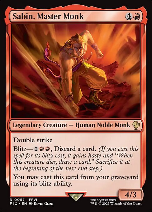 Sabin, Master Monk Commander: FINAL FANTASY | Magic | CardTrader