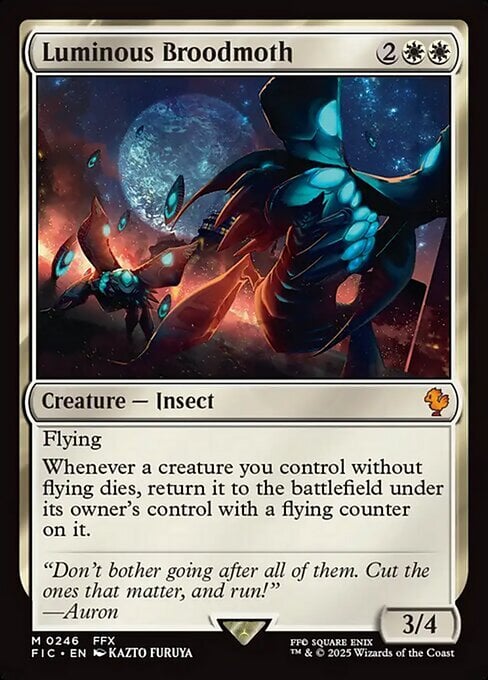 Luminous Broodmoth Commander: FINAL FANTASY | Magic | CardTrader