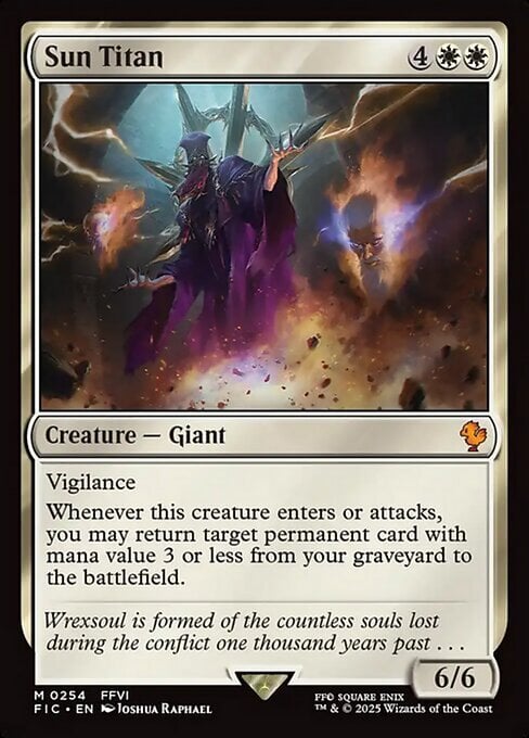 Sun Titan Commander: FINAL FANTASY | Magic | CardTrader