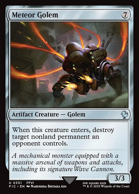 Meteor Golem Commander: FINAL FANTASY | Magic | CardTrader