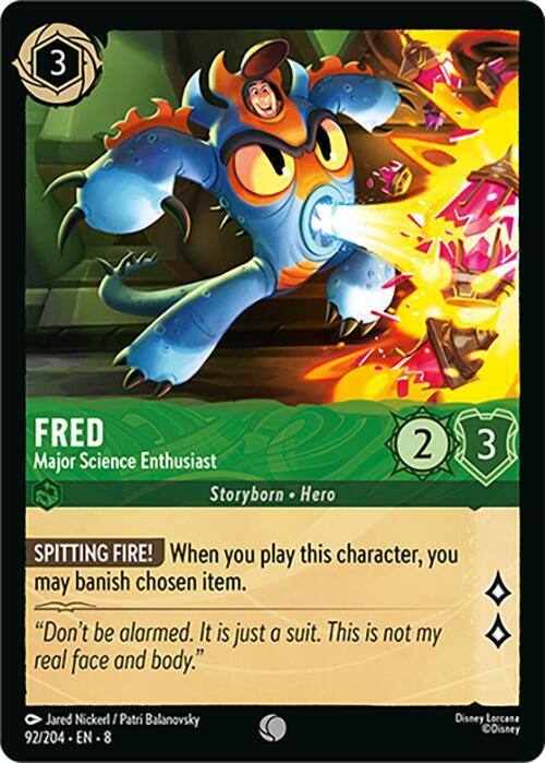 Fred - Major Science Enthusiast Reign of Jafar | Lorcana | CardTrader